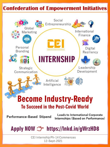 CEI Internship Programme - Ceiempowers